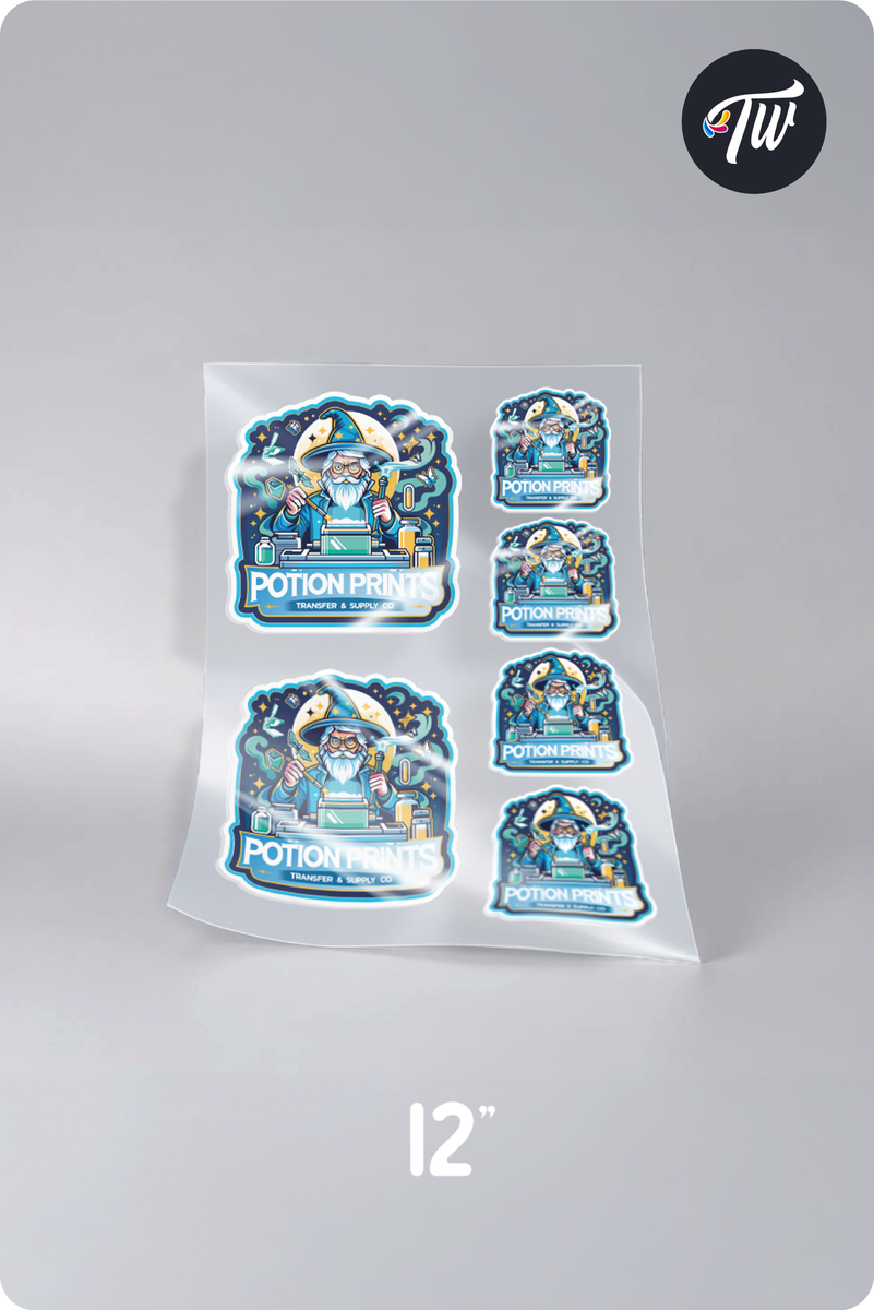 12x21" DTF High Vibrancy Transfer Sheet Direct-to-Film Screen Printed – Potion Prints DTF