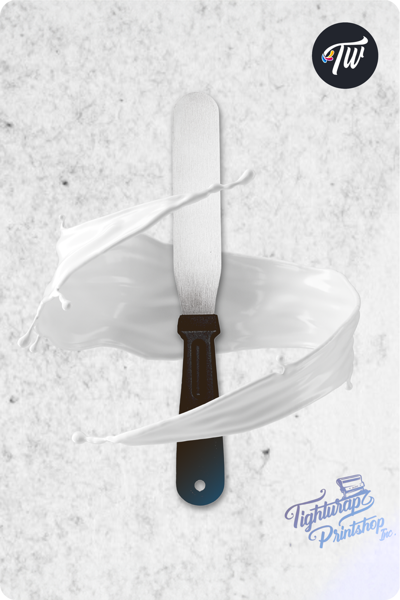 The Ink Slinger: Durable 6" Plastic Spatula - Screen Print Ink Mixing ...